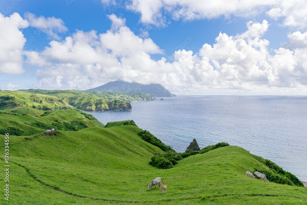 Mahatao Hill at Batan Island , Batanes Stock Photo | Adobe Stock