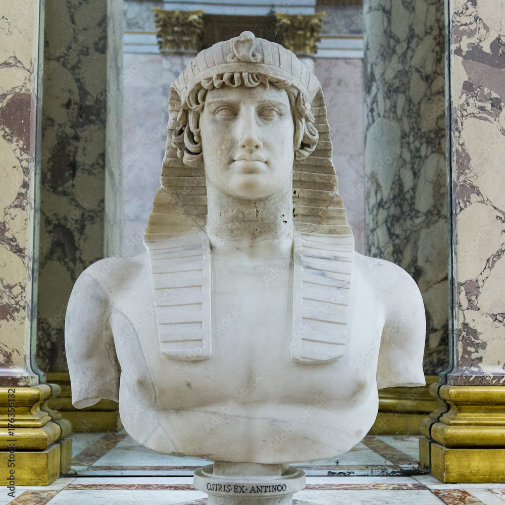 Osiris statue at Paris museum Stock Photo | Adobe Stock