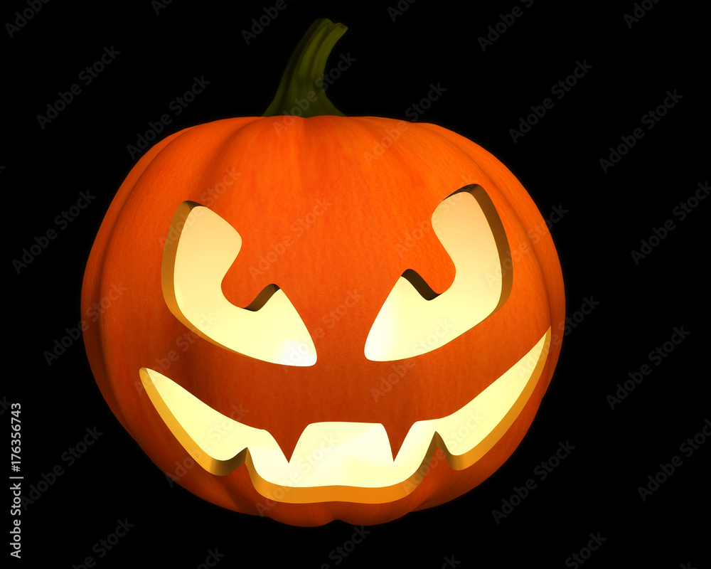 citrouille Halloween peur Stock Illustration | Adobe Stock
