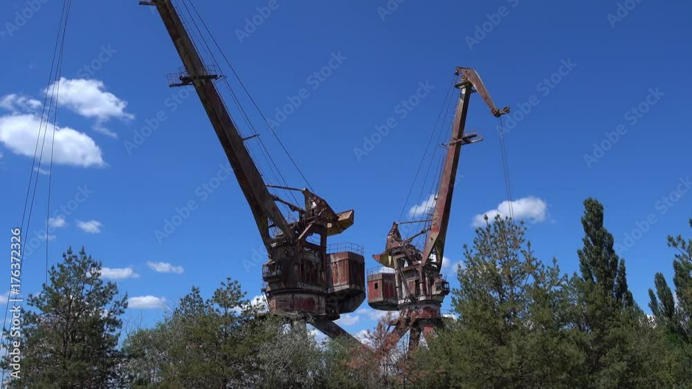 Wideo Stock: Chernobyl, Ukraine - 18th of June 2017: Visit to Chernobyl ...
