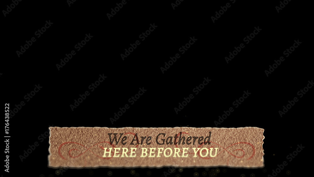 Handwritten Note Lower Third Stock Template | Adobe Stock