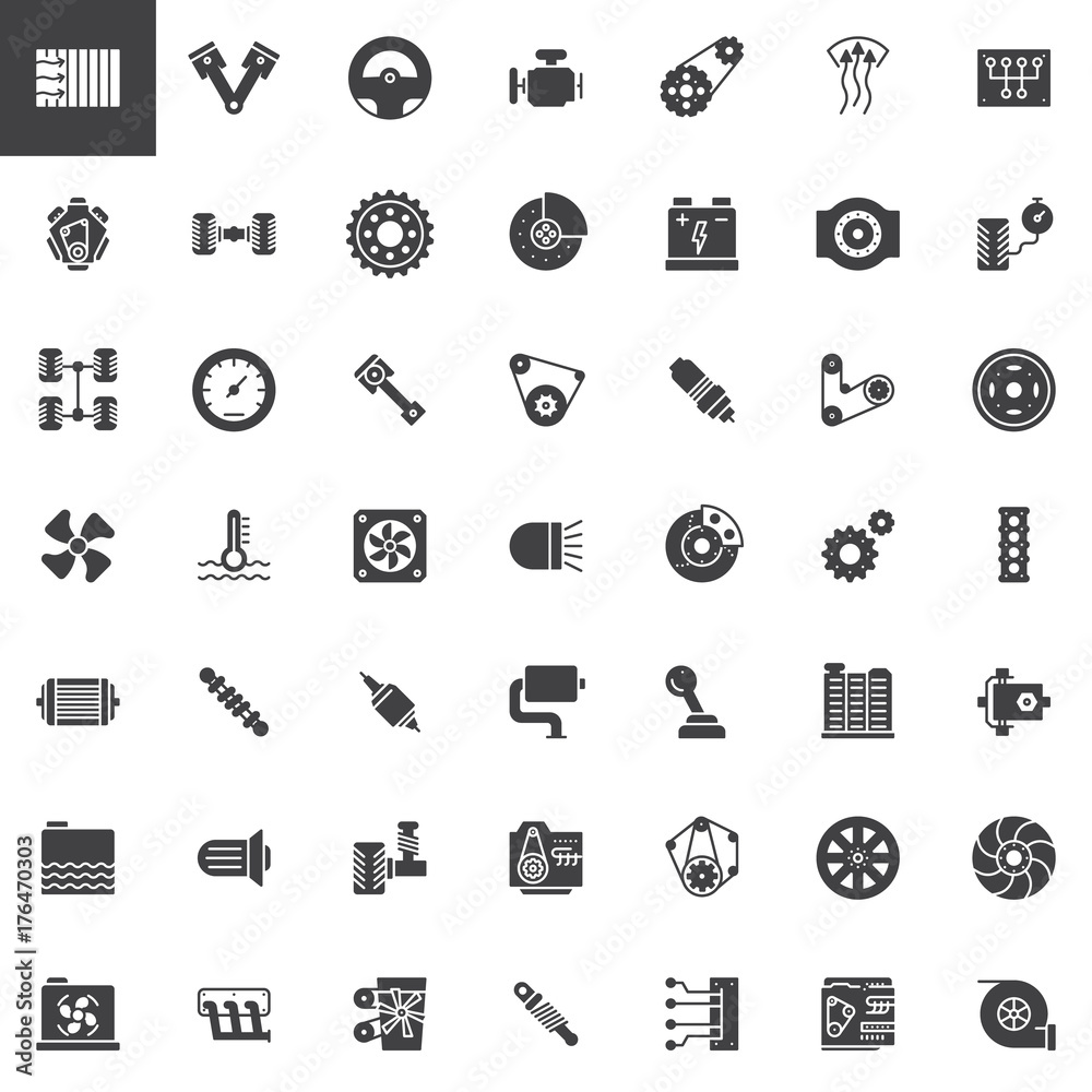 Engine Parts Vector