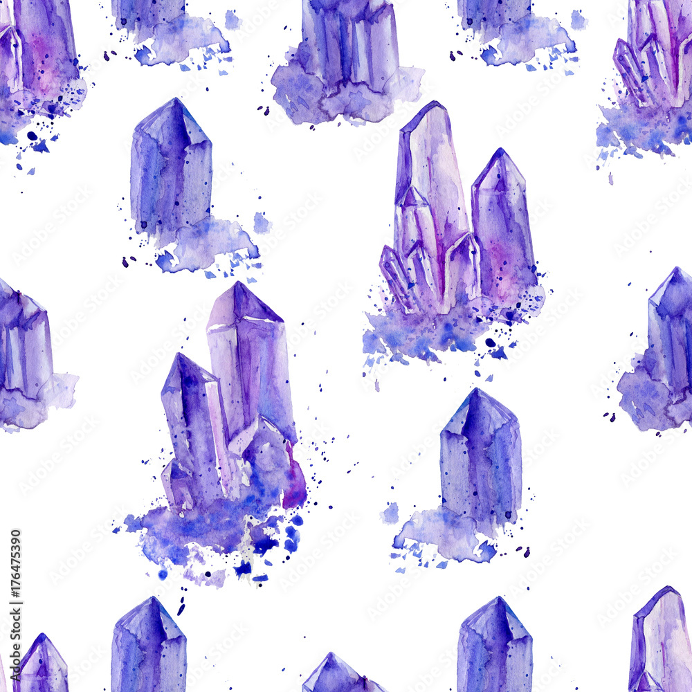 Crystal Cluster Painting
