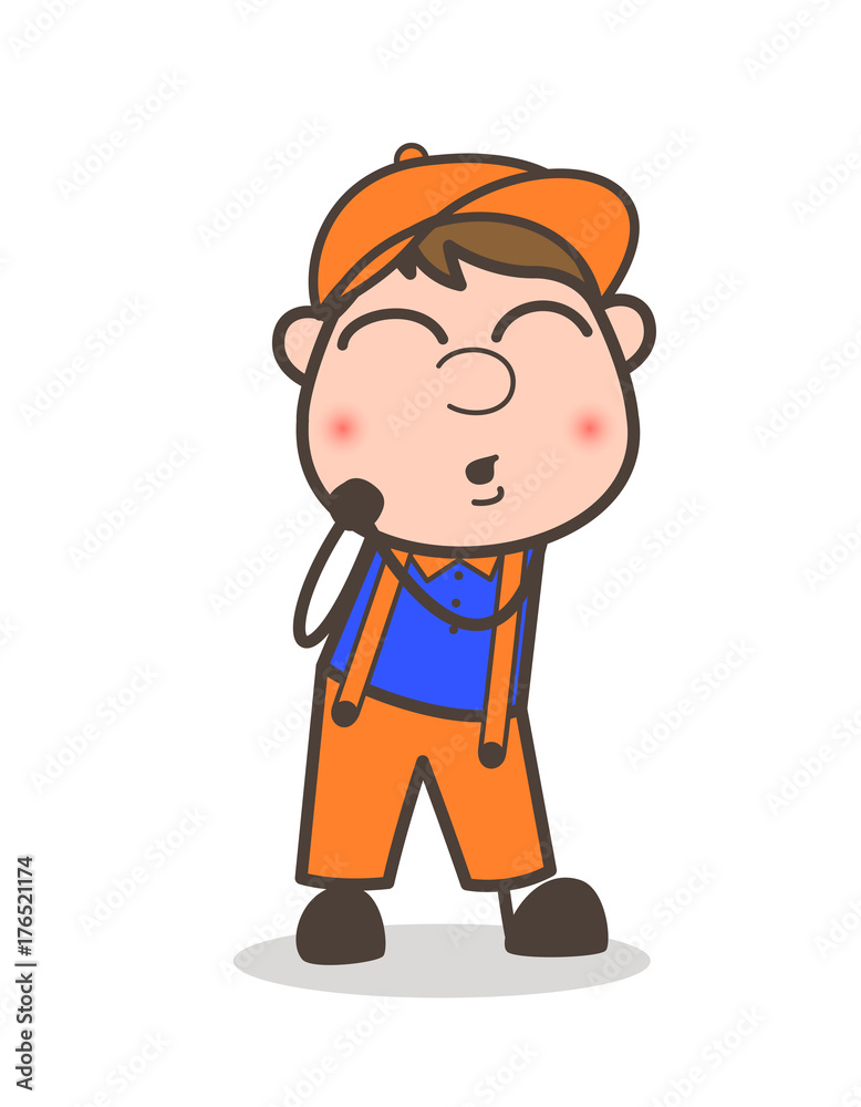 Curious Expression Cartoon