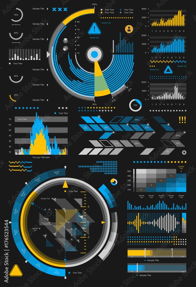 Infographic set Stock Vector | Adobe Stock