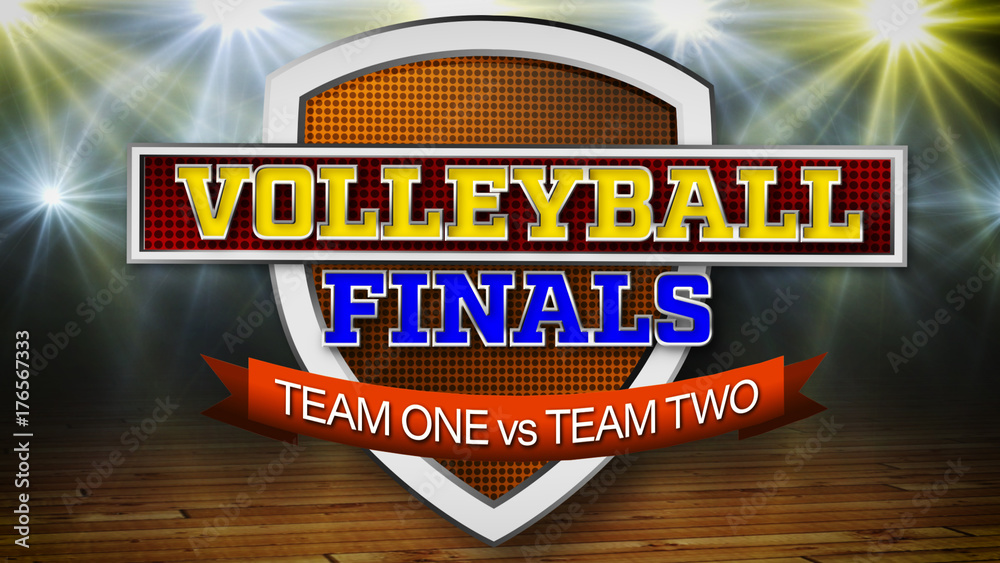 Sports-Themed Multi-Part Title Stock Template | Adobe Stock