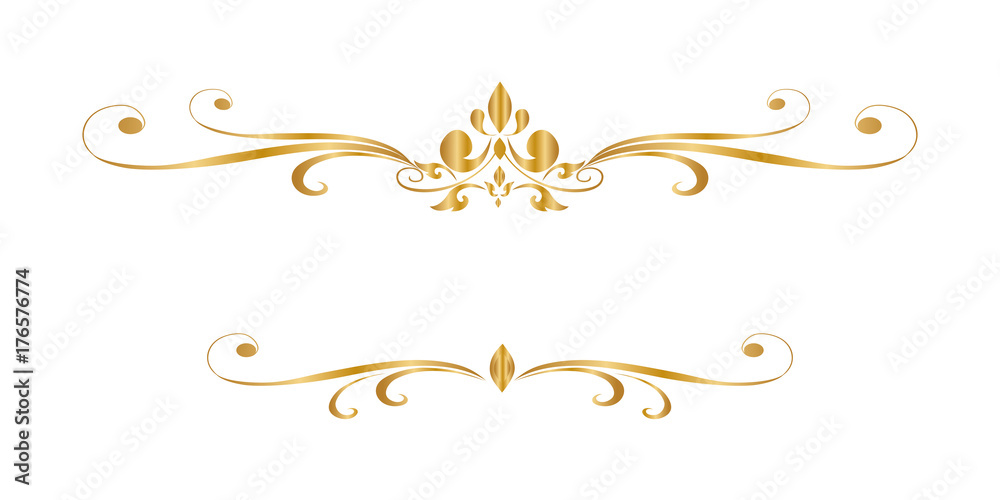 Poster Line Thai Golden , The Arts of Thailand, line pattern background ...