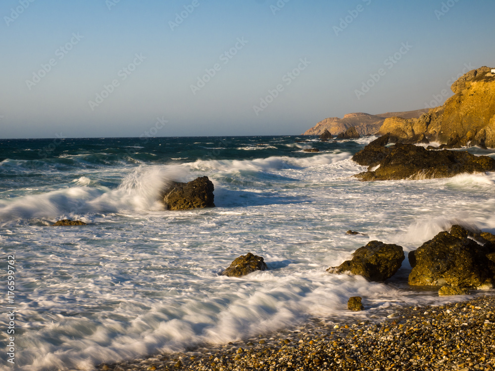 Wellen am Strand Stock-Foto | Adobe Stock