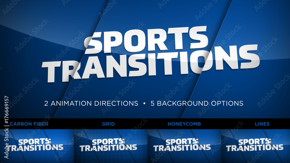 Glossy Textured Title with Transitions Stock Template | Adobe Stock