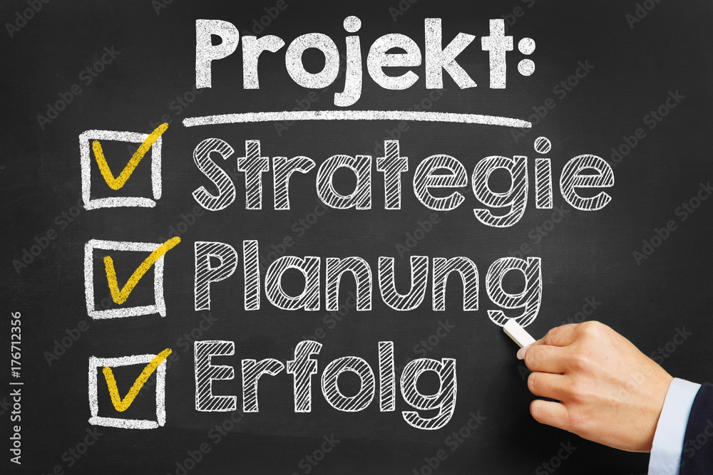 Checkliste für Projektplanung Stock Photo | Adobe Stock