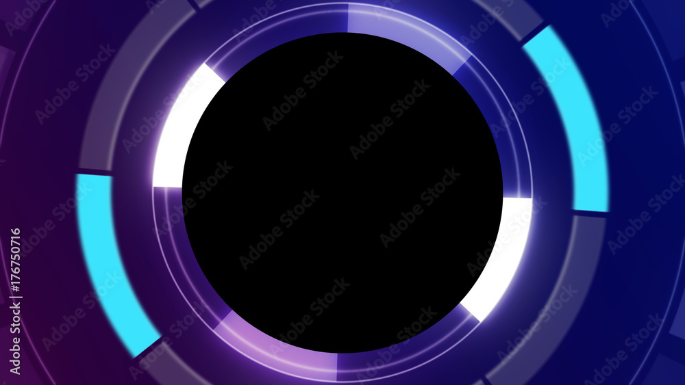 Blinking Concentric Circles Overlay Stock Template | Adobe Stock