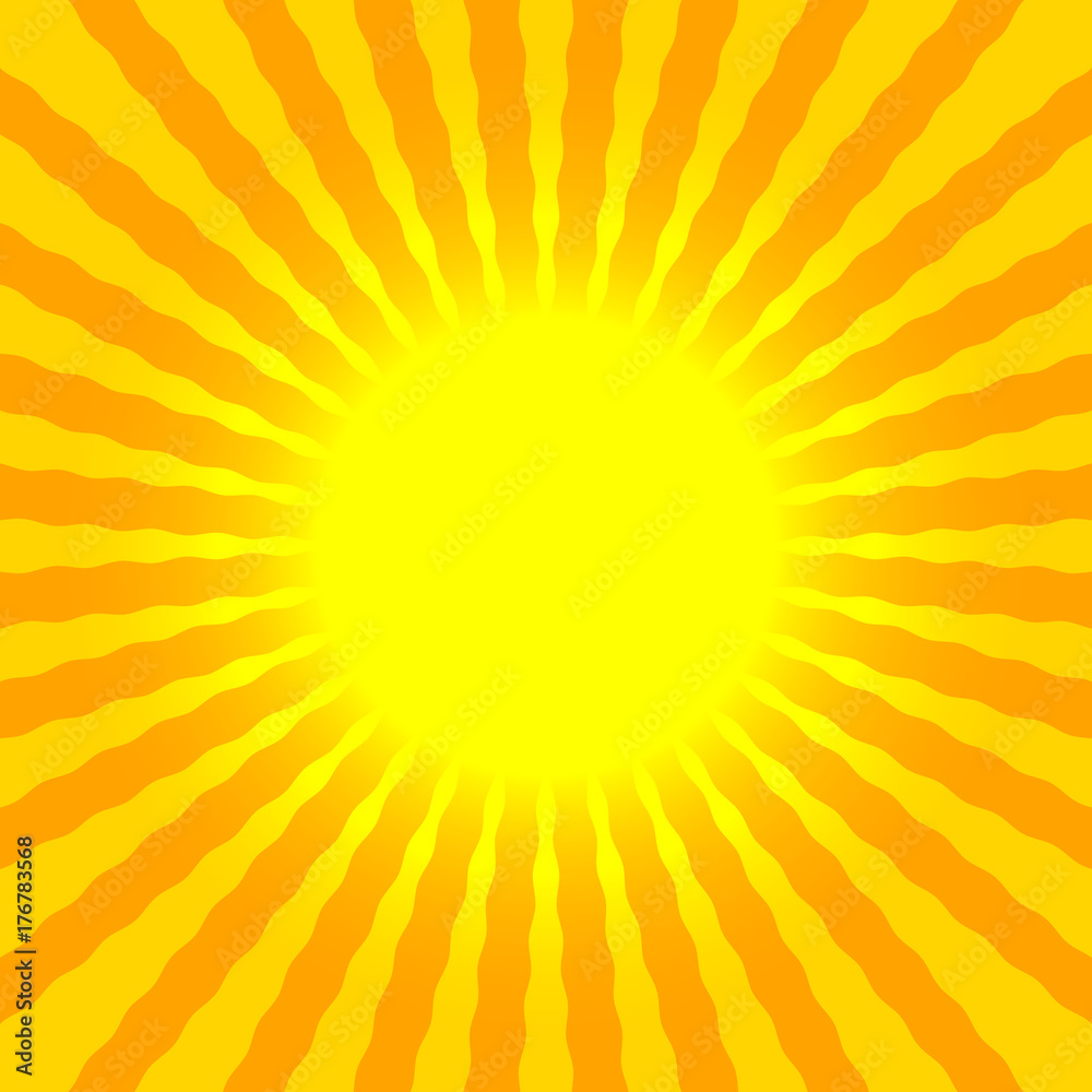 Yellow Sun Template