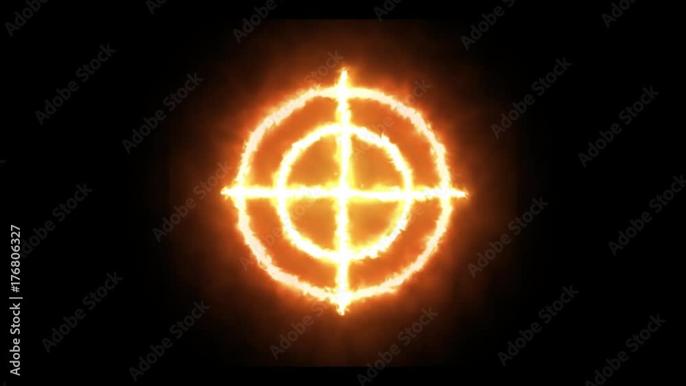 Target fire icon in PNG format with ALPHA transparency channel isolated ...