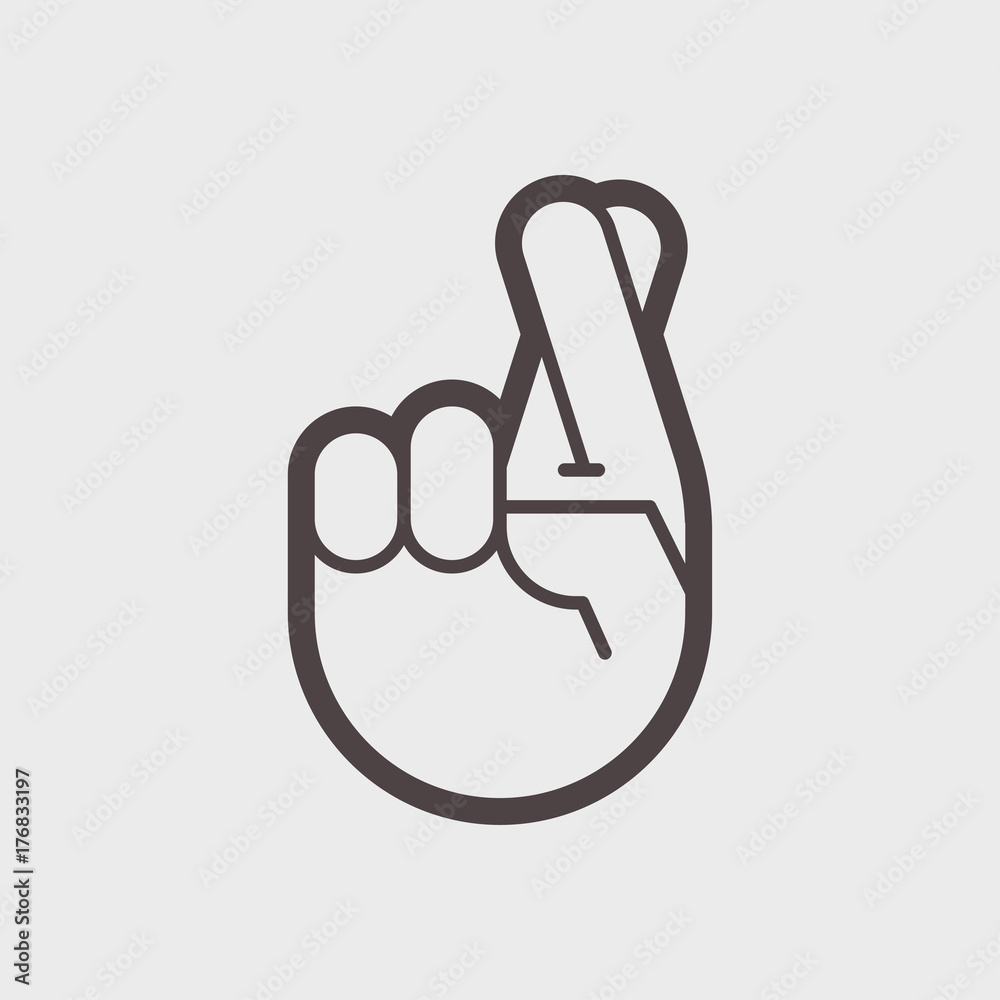 Fingers Crossed Text
