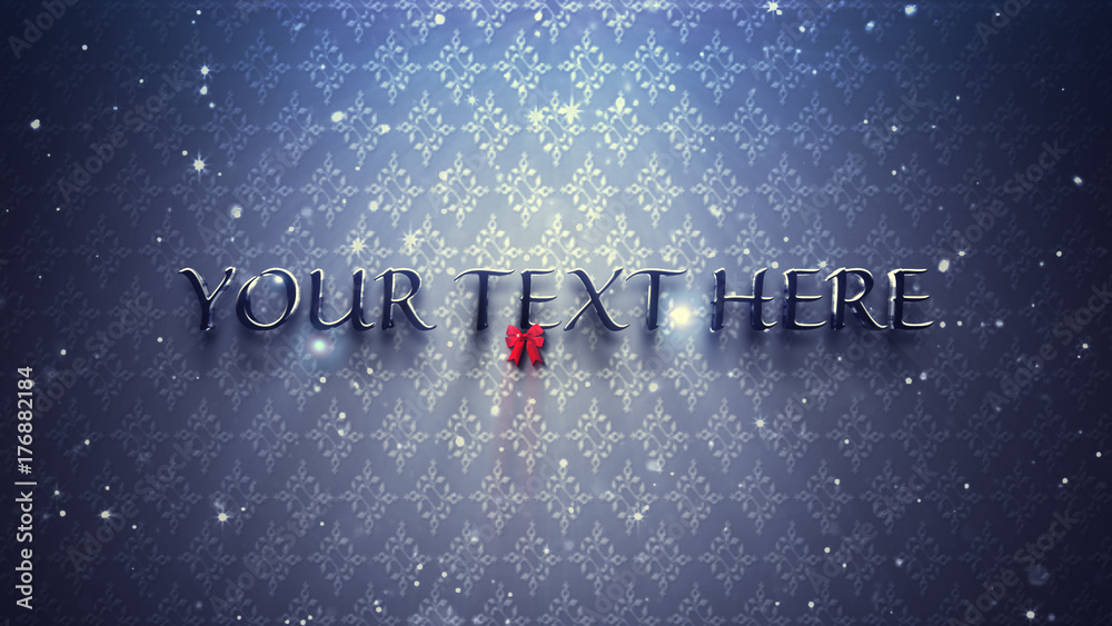 Sparkling Particles Title Stock Template | Adobe Stock