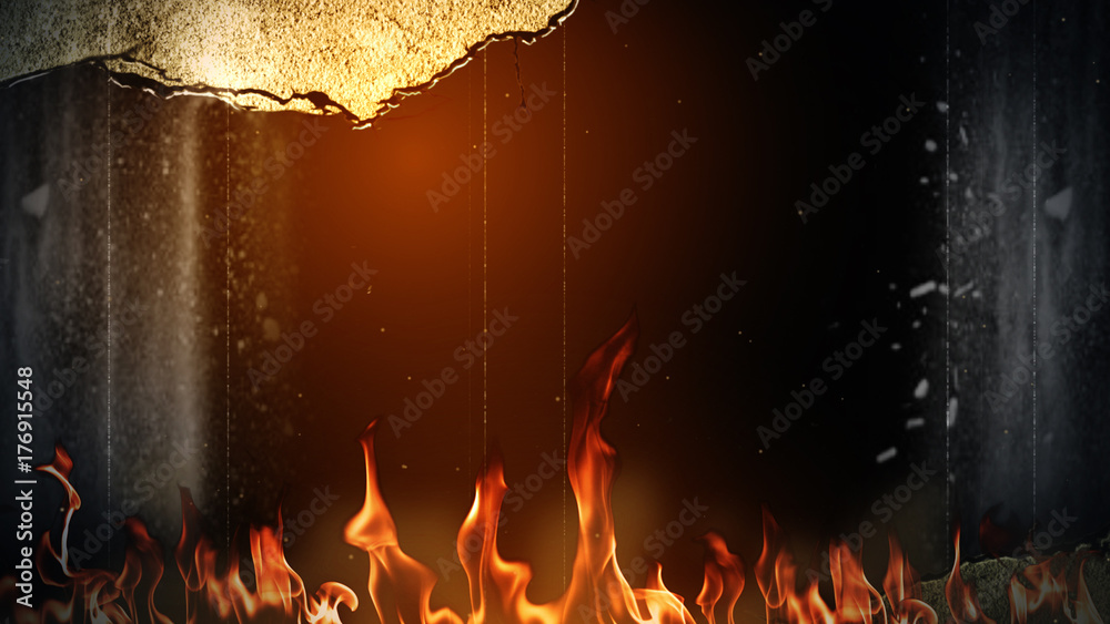 On Fire Overlay Stock Template | Adobe Stock