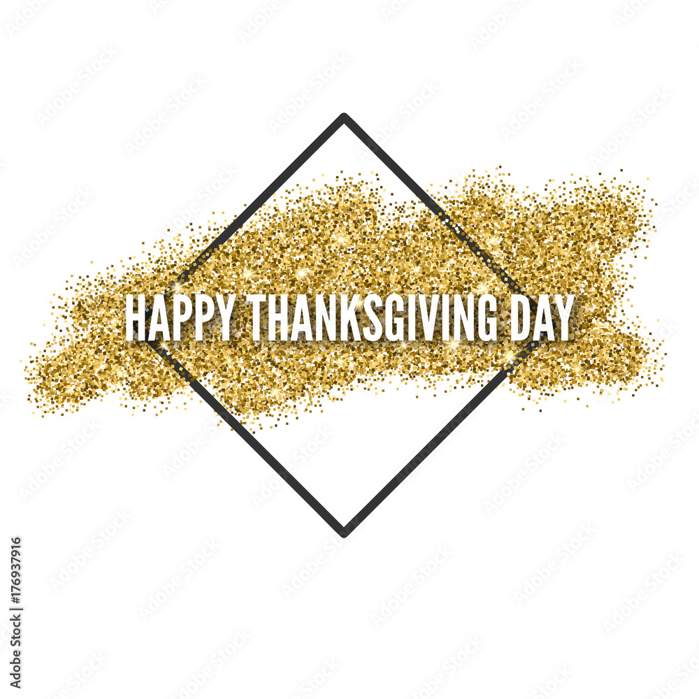 Sparkly Happy Thanksgiving