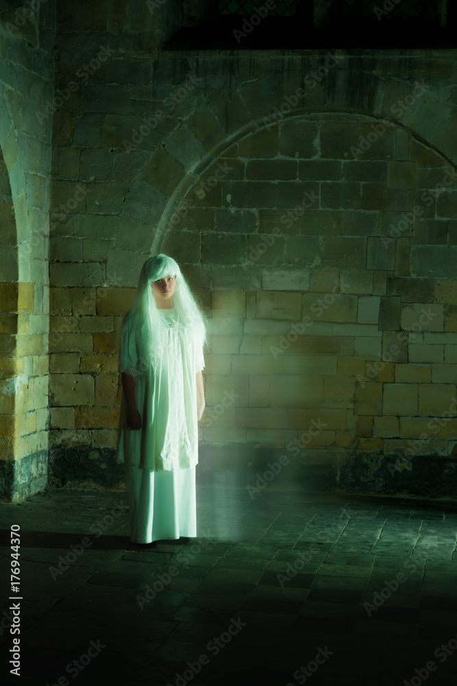 Ghost at night Stock Photo | Adobe Stock