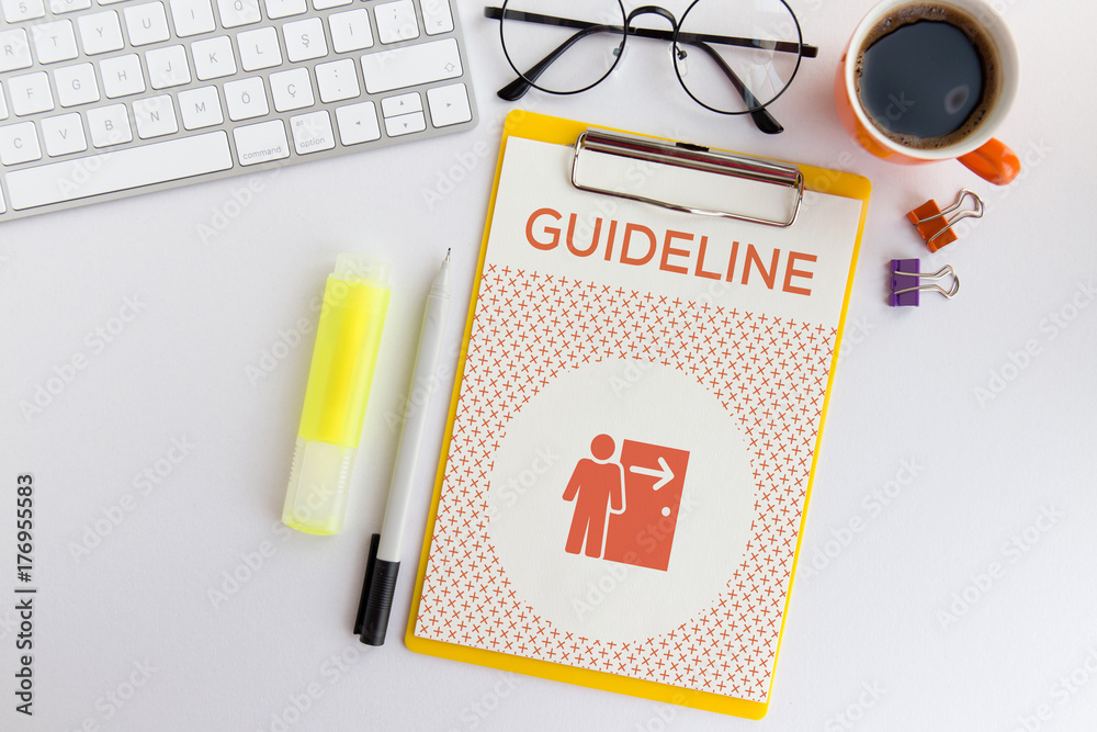 GUIDELINE CONCEPT Stock Photo | Adobe Stock