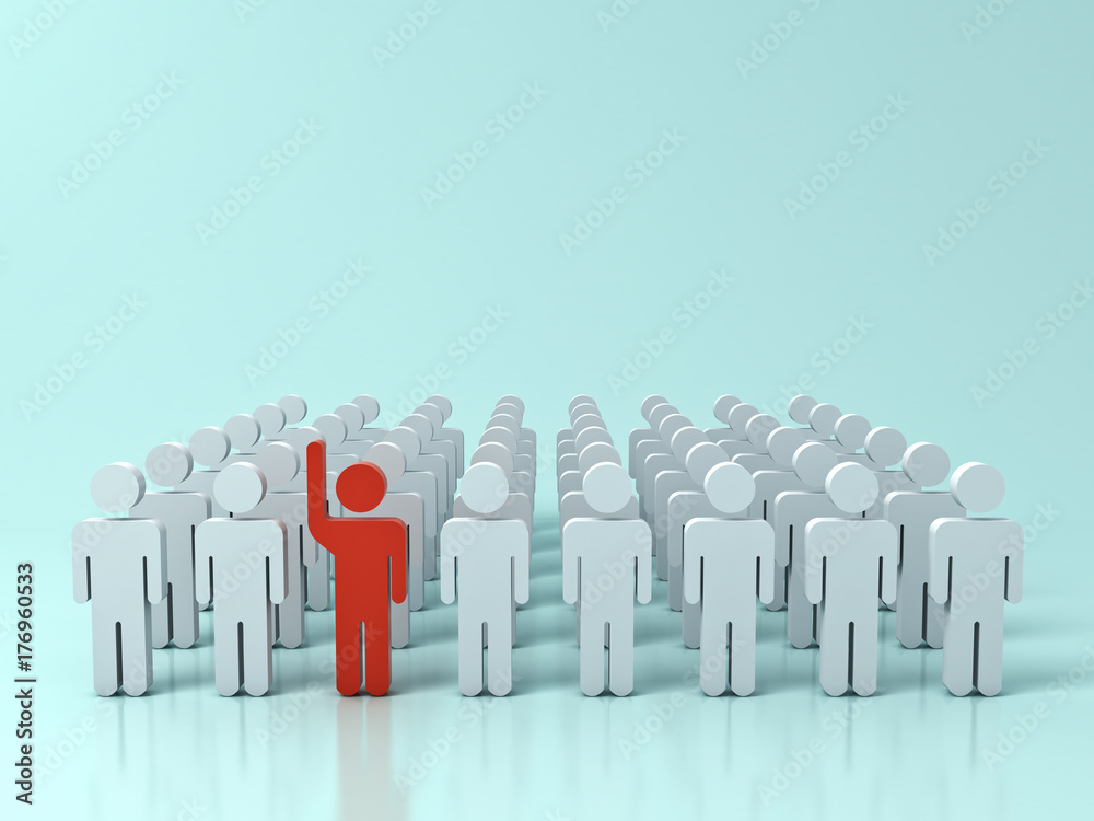 One Person In A Crowd