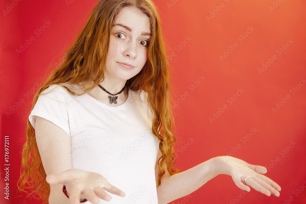 exhausted and frustrated woman (Body language, gestures, psychology ...