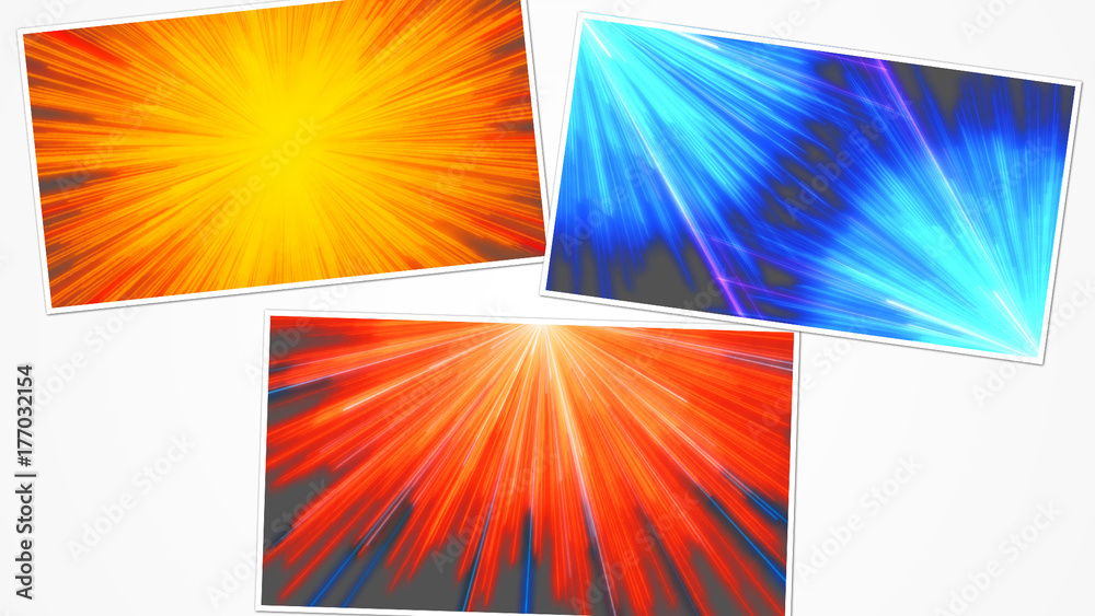 Bright Bursting Rays Transition Pack Stock Template | Adobe Stock