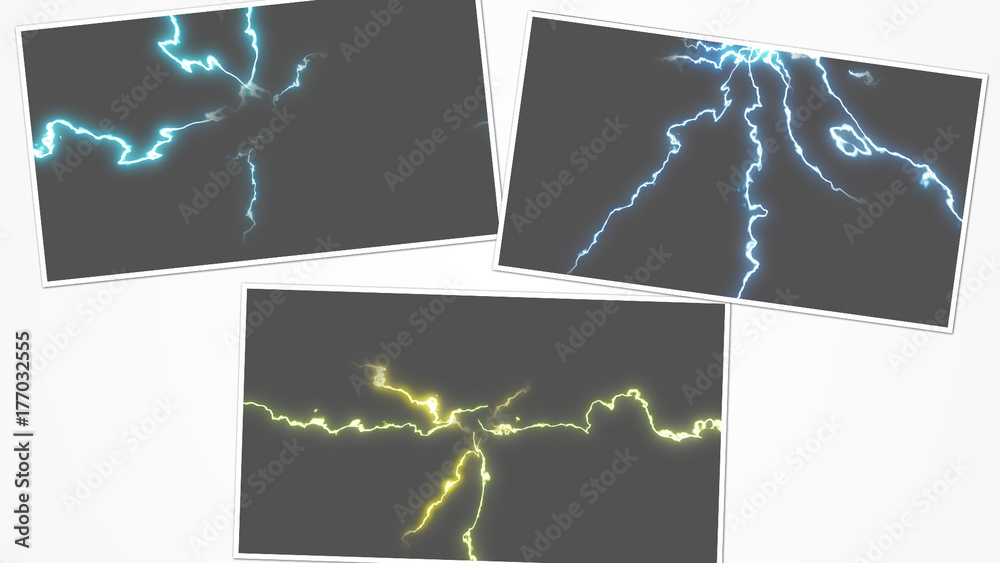 Currents of Lightning Transitions Pack 1 Stock Template | Adobe Stock