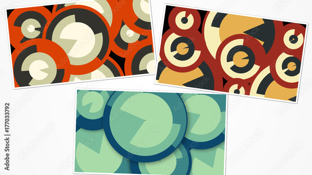 Concentric Shapes Transitions Pack 7 Stock Template | Adobe Stock