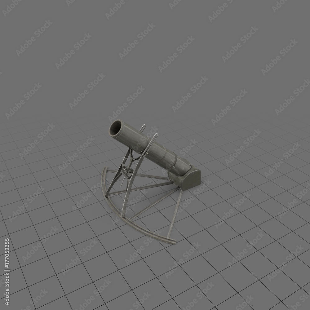 Infantry mortar device Stock 3D アセット | Adobe Stock