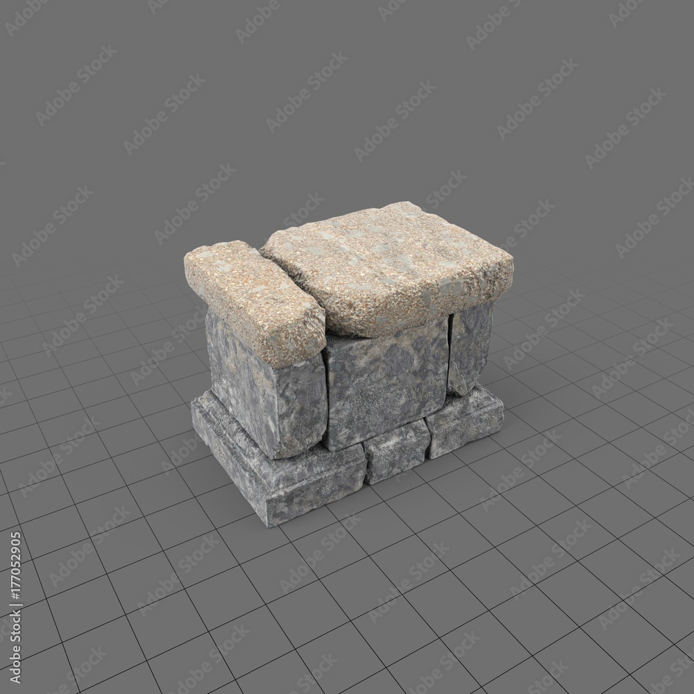 Rock alter Stock 3D asset | Adobe Stock