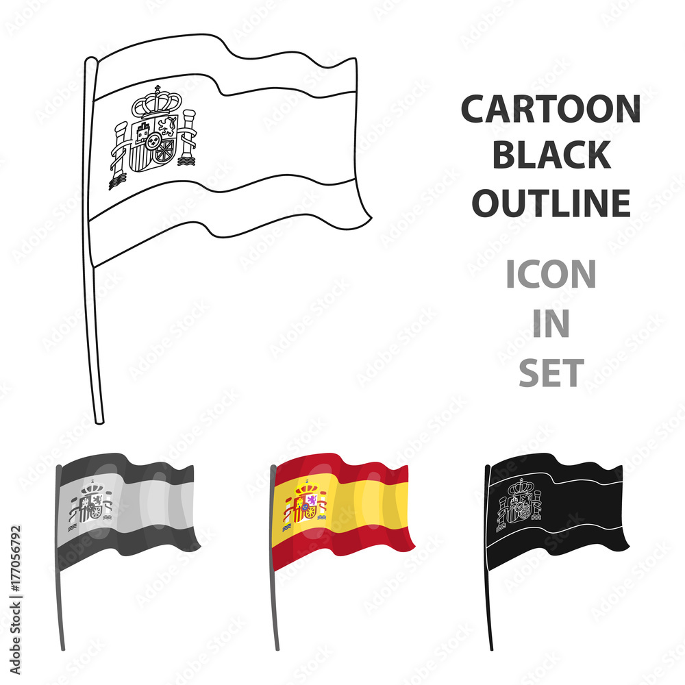 Spanish Flag Cartoon