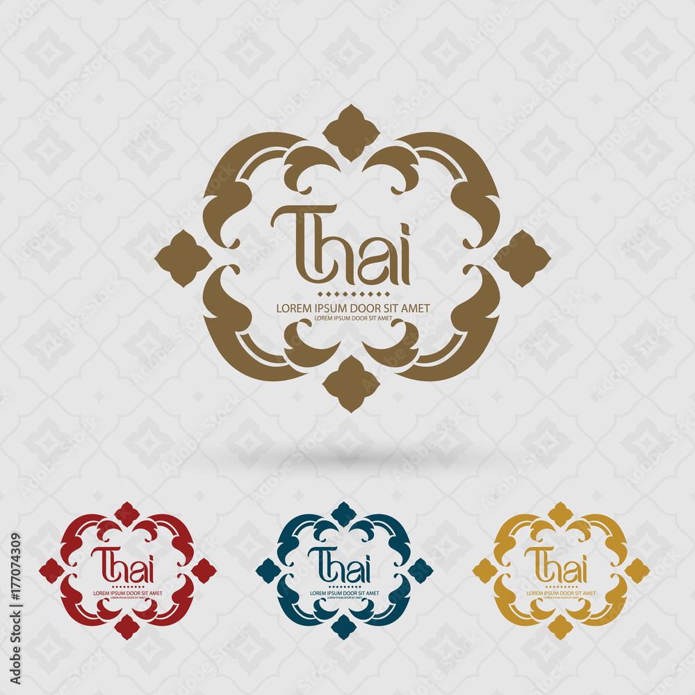 Thai Art vector Stock Vector | Adobe Stock