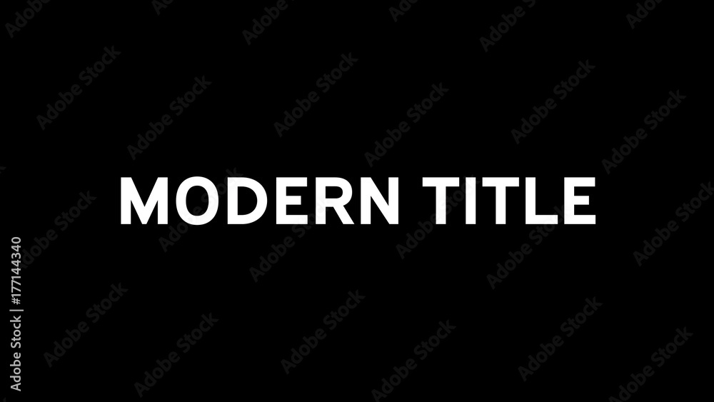 Modern Color Split Titles Stock Template | Adobe Stock