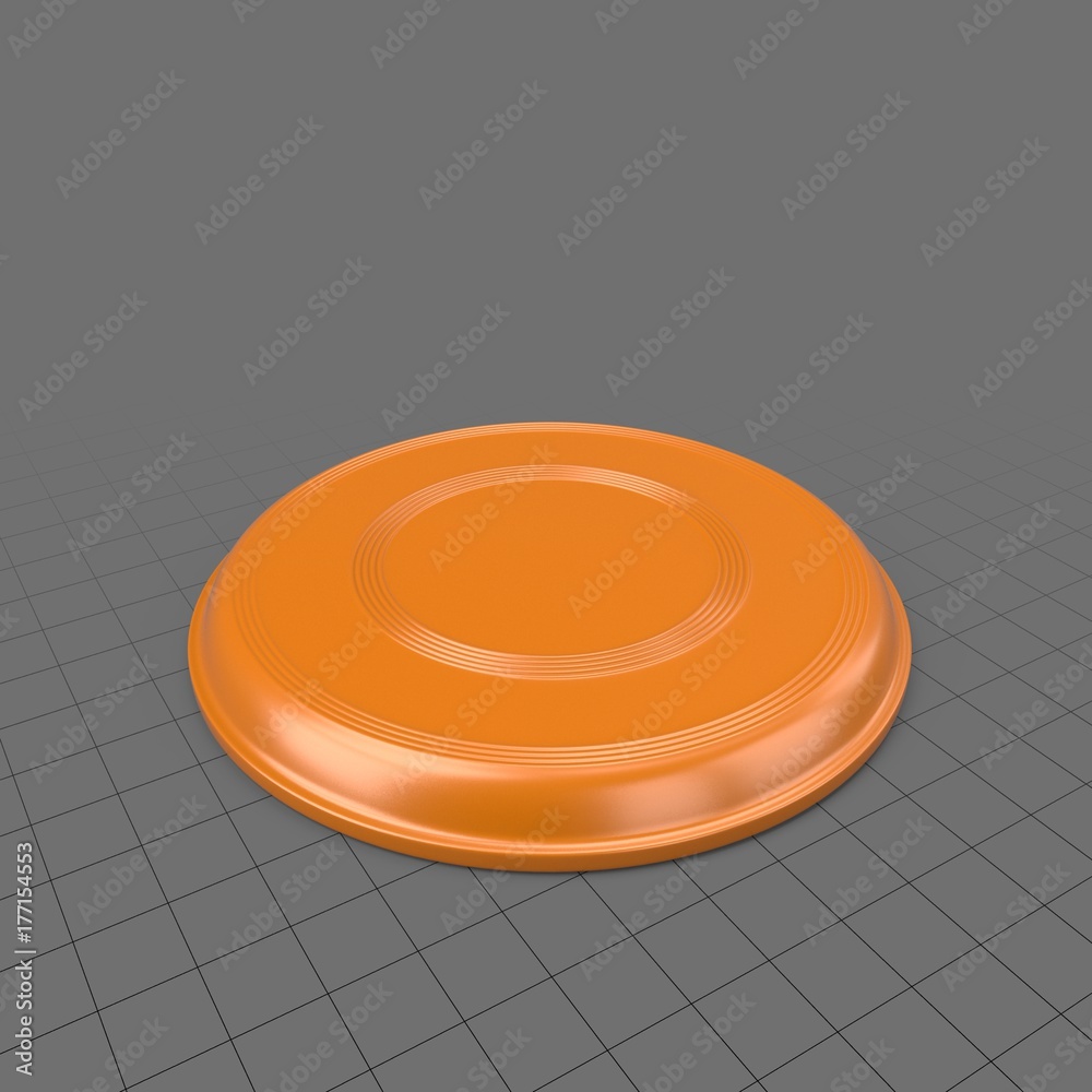 Plastic frisbee Stock 3D asset | Adobe Stock