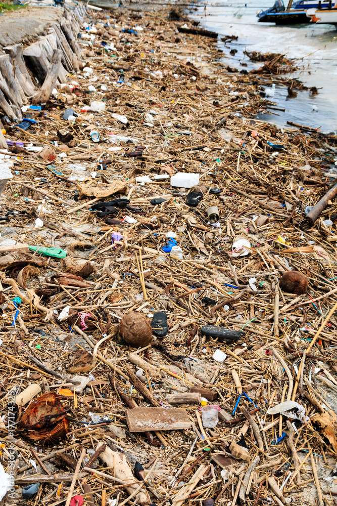 Pollution Problem - plastic, containers and other debris polluting the ...