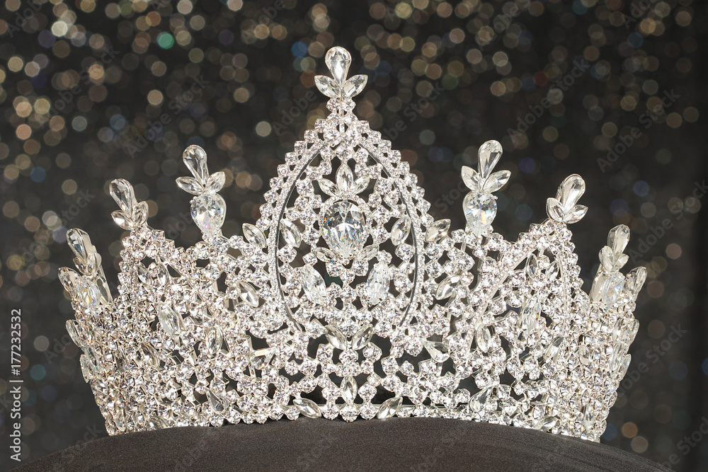 Pageant Crown White Background