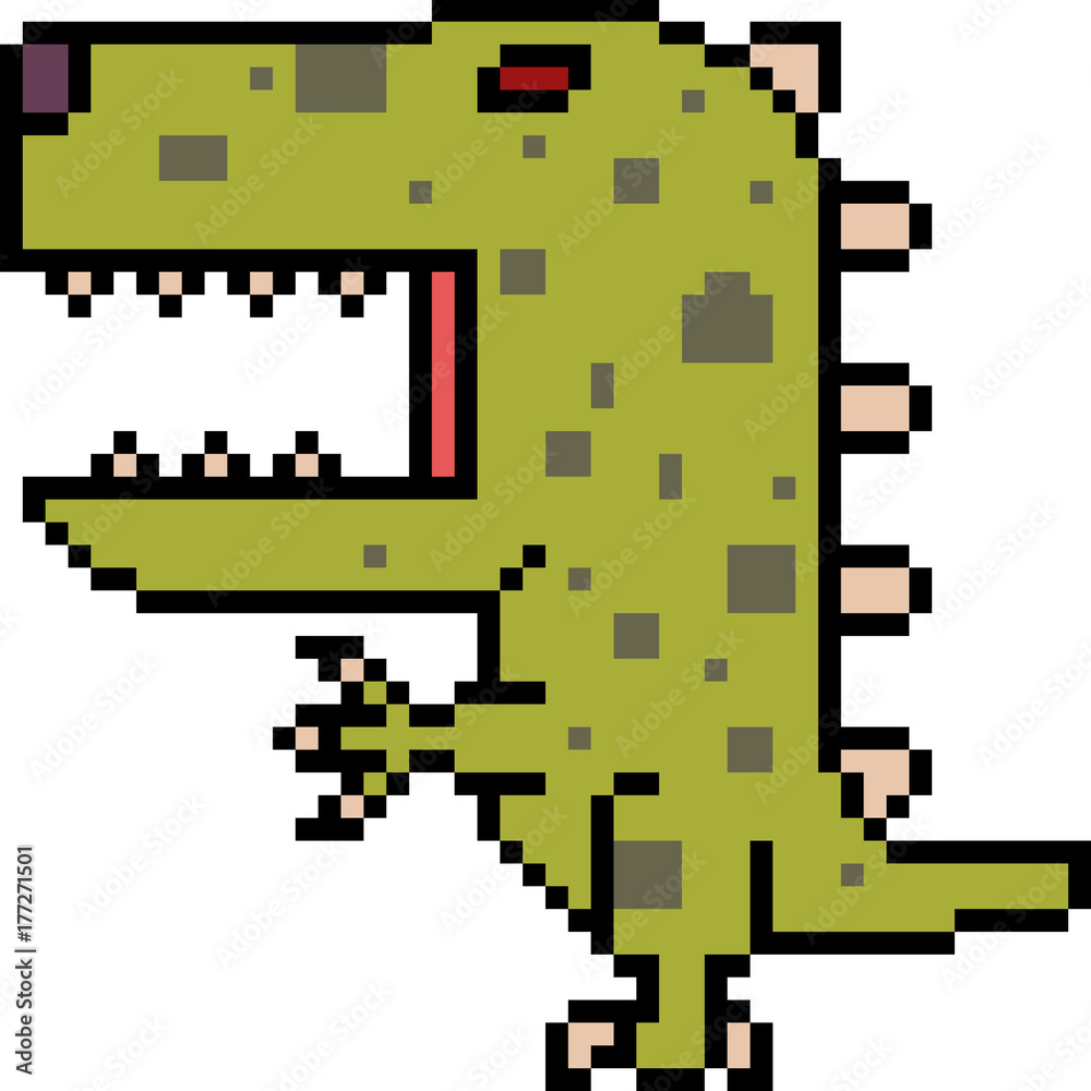 vector pixel art monster Stock Vector | Adobe Stock