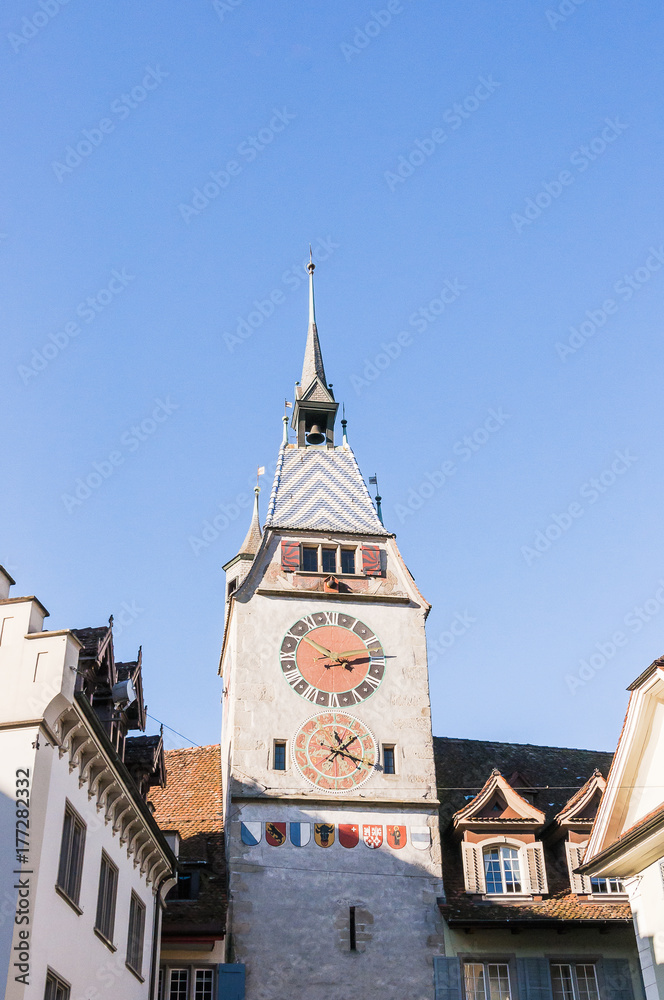 Stadt Zug, Stadt, Zug, Zytturm, Turm, Altstadt, Altstadthäuser, Zuger ...