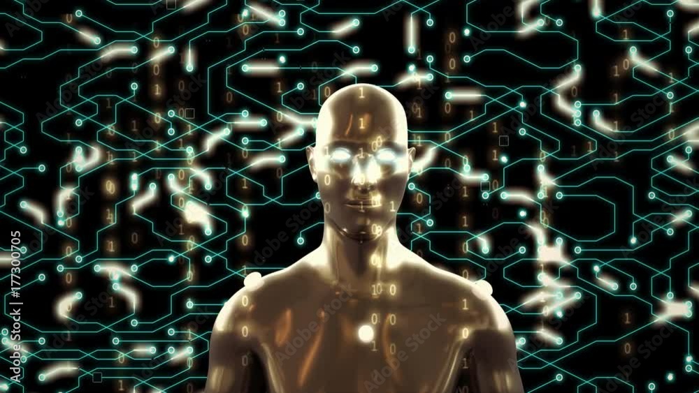 Advanced artificial intelligence Stock Video | Adobe Stock