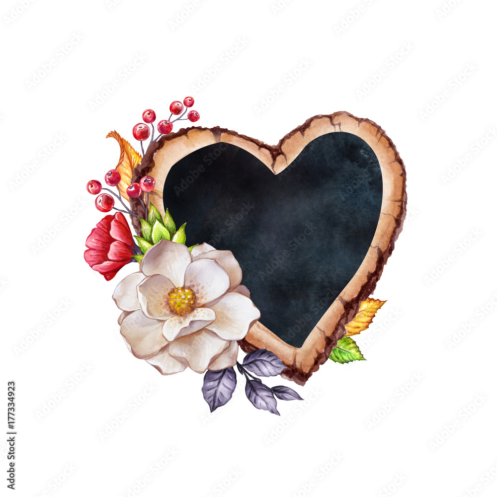 Chalkboard Heart Clip Art