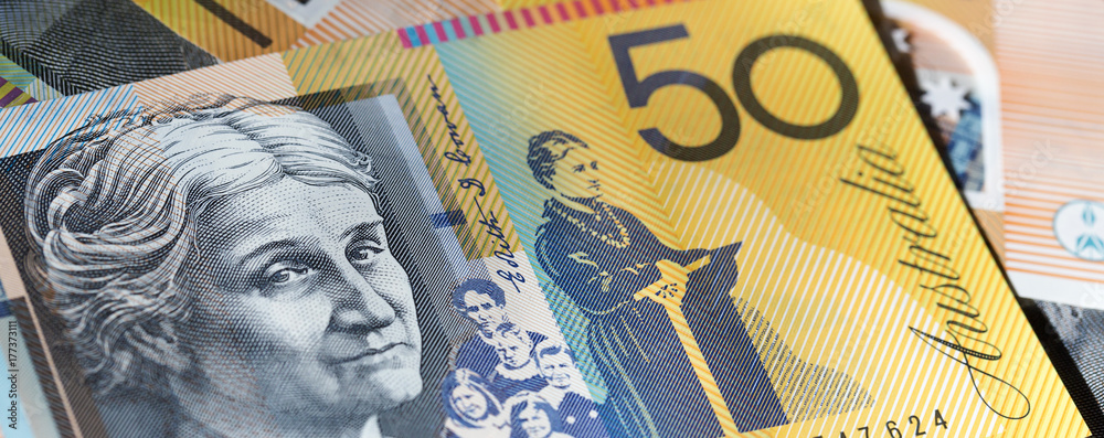 Australian Currency - Fifty Dollar Banknote Stock Photo | Adobe Stock