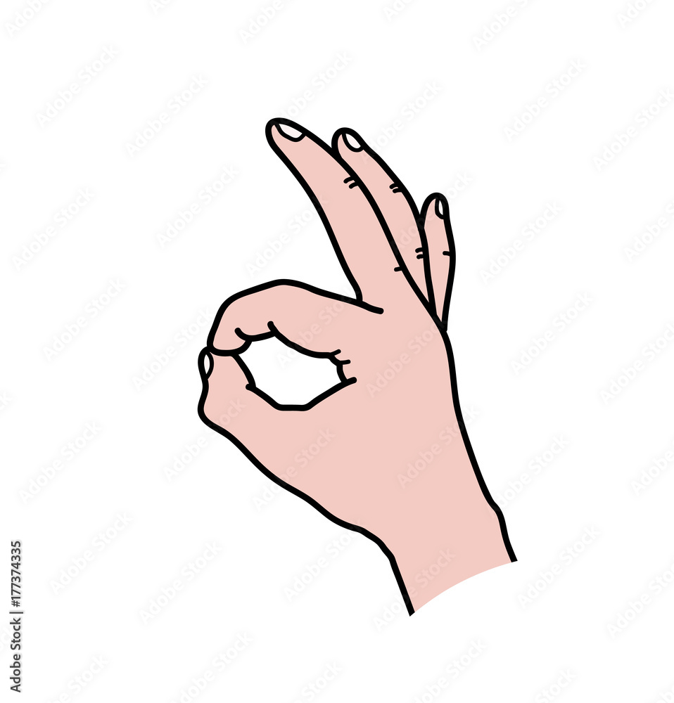 Ok Sign Language Clip Art