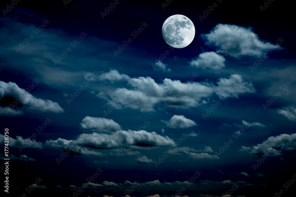 big moon background night sky no photo by nasa Stock Photo | Adobe Stock