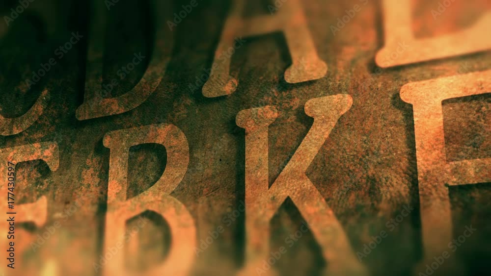 Change the different alphabet letters. 4K UHD video loop animated ...