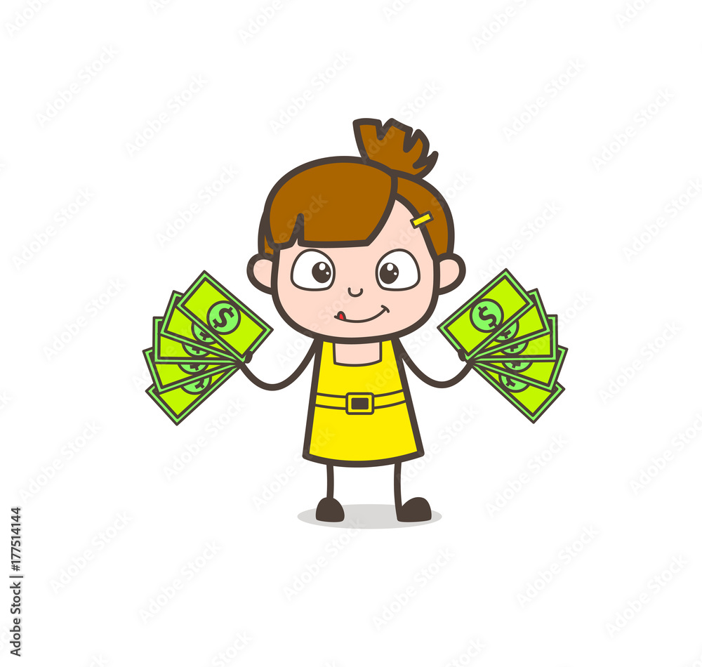 Win Money Cartoon