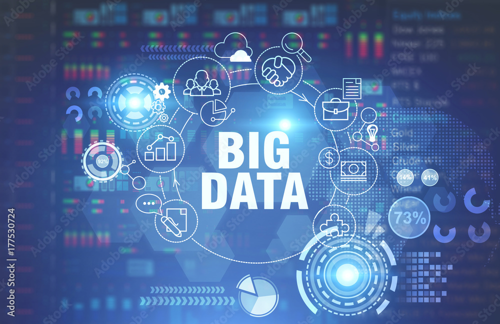 Big data concept, glowing blue background Stock Illustration | Adobe Stock Big data concept, glowing blue background Stock Illustration | Adobe Stock
