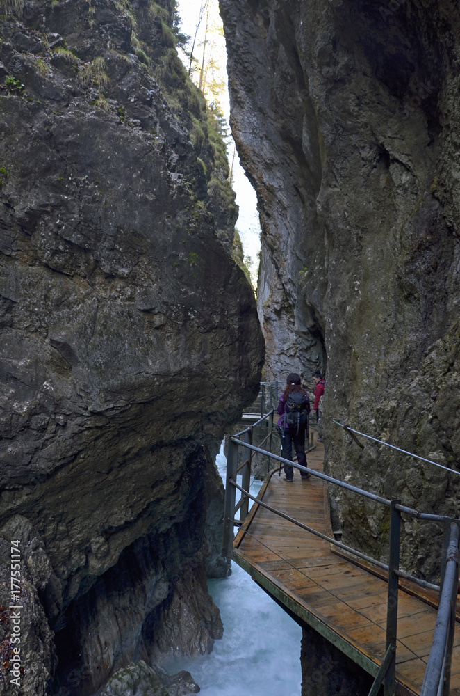 Leutasch-Klamm bei Mittenwald Stock-Foto | Adobe Stock