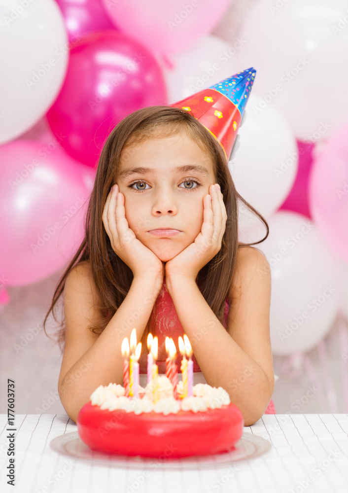 Sad Birthday Girl