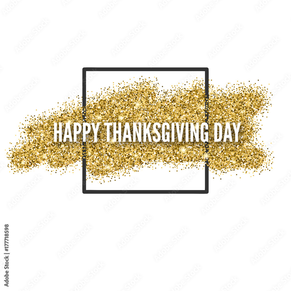 Sparkly Happy Thanksgiving