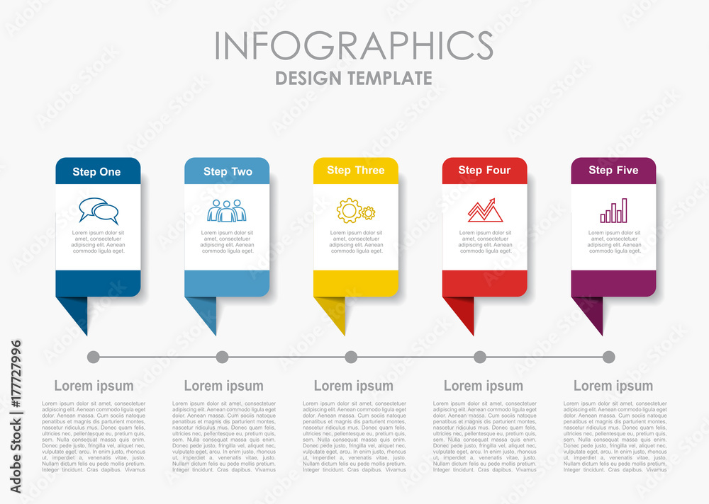 Infographic template. Can be used for workflow layout, diagram ...